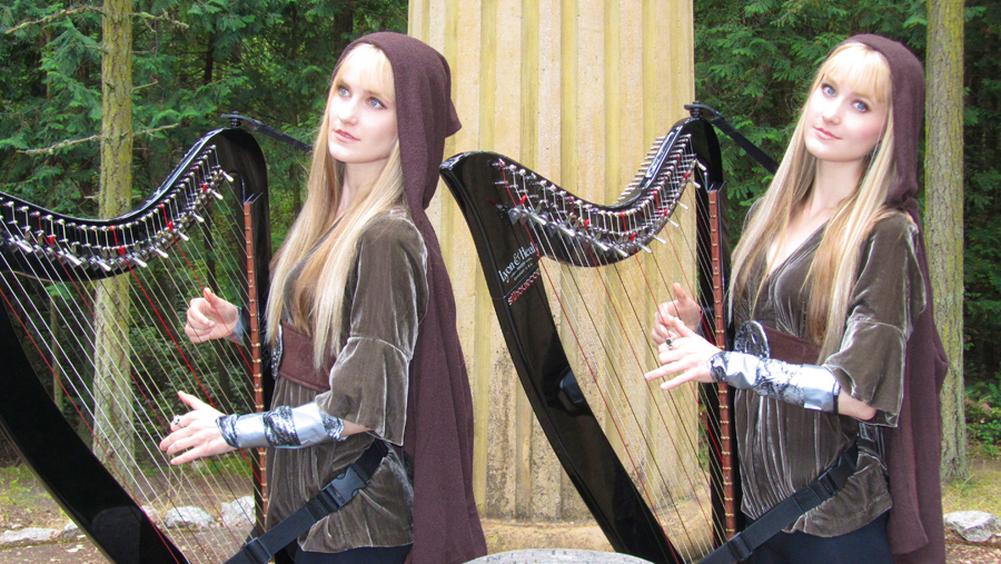 Metal Chick of the Month – The Harp Twins | THE HEADBANGING MOOSE